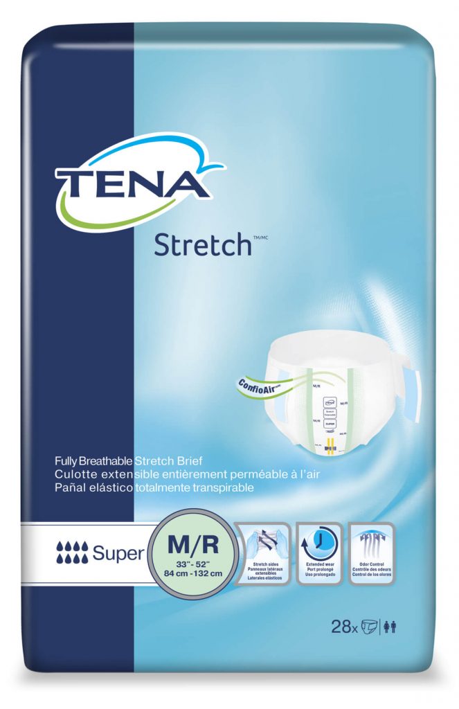TENA Stretch™ Fully Breathable Incontinence Briefs | MedProDirect