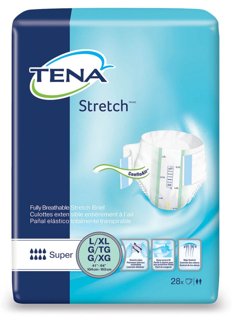 TENA Stretch Super Brief Sample | MedProDirect Canada