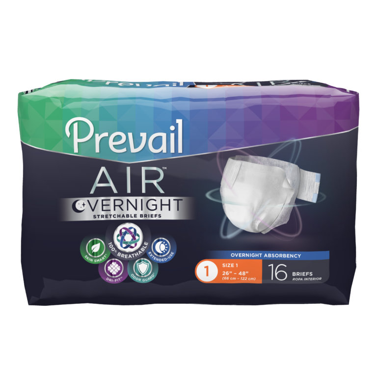 Prevail Air Overnight Stretchable Briefs | MedProDirect Canada | Adult ...